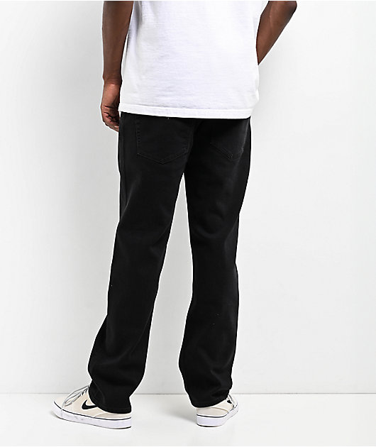 Volcom Solver Black Out Denim Jeans | Zumiez