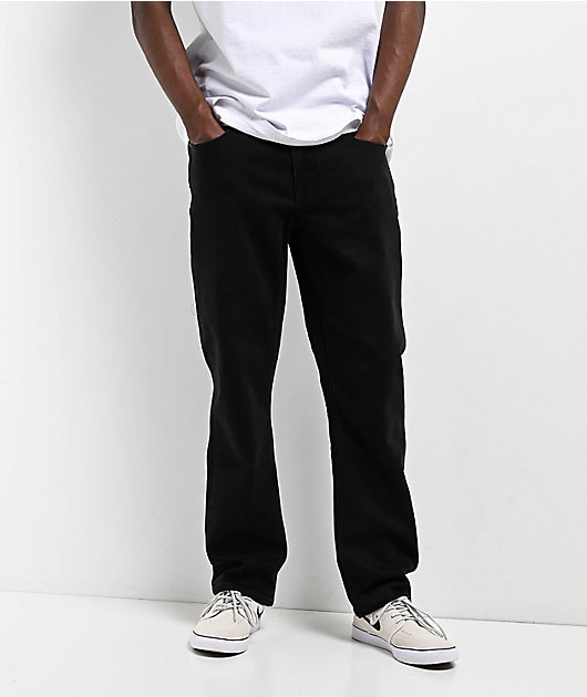 Volcom Solver Black Out Denim Jeans | Zumiez