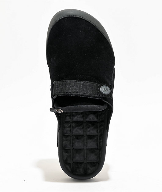 Volcom Stone Clogger Black Slide Sandals | Zumiez