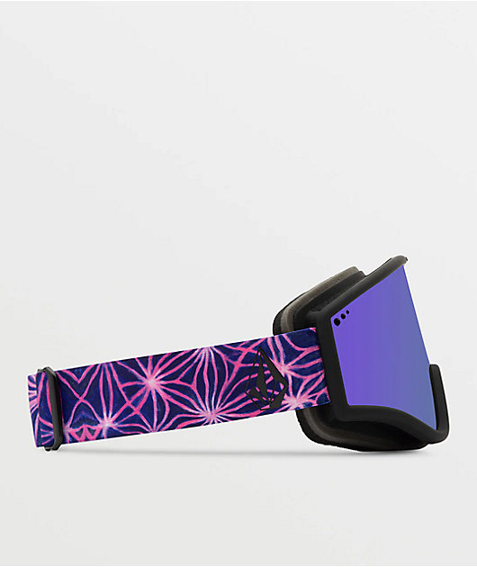 Volcom Yae Ravelson & Purple Chrome Snowboard Goggles | Zumiez
