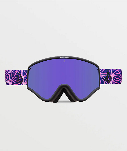 Volcom Yae Ravelson & Purple Chrome Snowboard Goggles | Zumiez