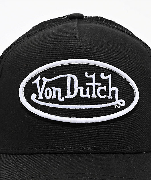 Von Dutch Black & White Trucker Hat | Zumiez