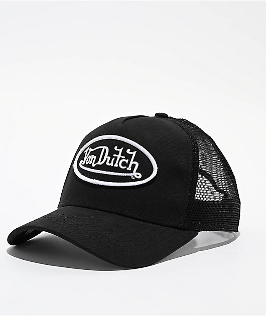 Von Dutch Black & White Trucker Hat | Zumiez