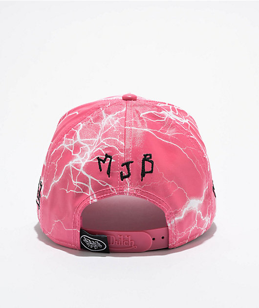Von Dutch x MJB Lightning Pink Snapback Hat | Zumiez
