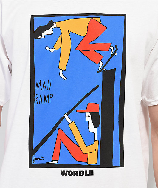 WORBLE Man Ramp White T-Shirt | Zumiez