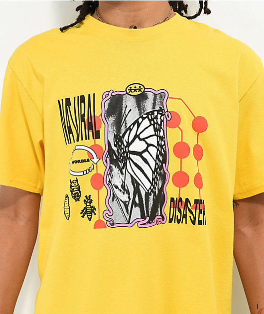 WORBLE Natural Disaster Yellow T-Shirt | Zumiez
