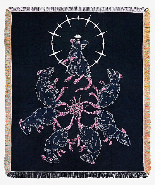 Warm People Rat King Black Blanket | Zumiez