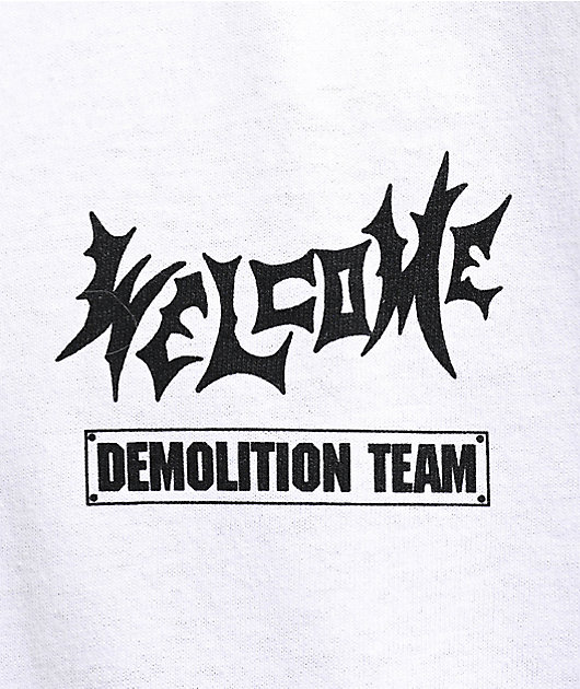 Welcome Demolition White T-Shirt | Zumiez