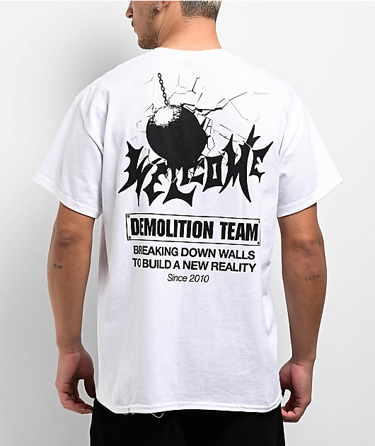 Welcome Demolition White T-Shirt | Zumiez