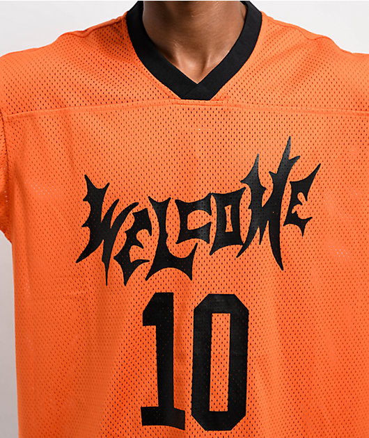 Welcome Huddle Orange Football Jersey | Zumiez