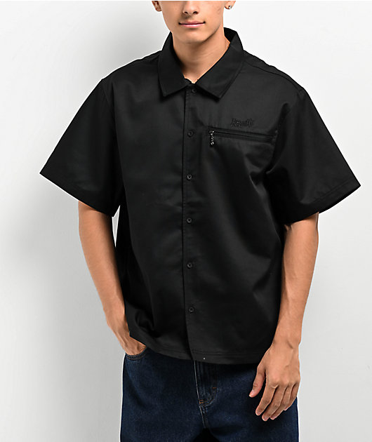 Welcome Mace Black Short Sleeve Work Shirt | Zumiez