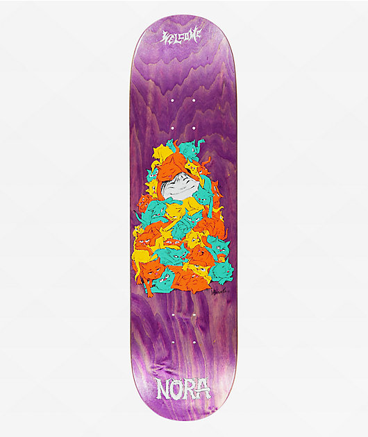 Welcome Nora Purr Pile 8.25" Skateboard Deck | Zumiez