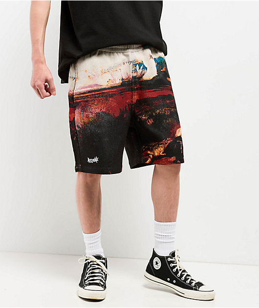 Welcome Rapture Tapestry Shorts Zumiez