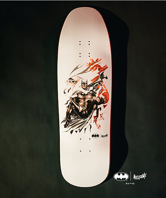 Welcome x Batman Heart Of Hush 9.5" Skateboard Deck | Zumiez