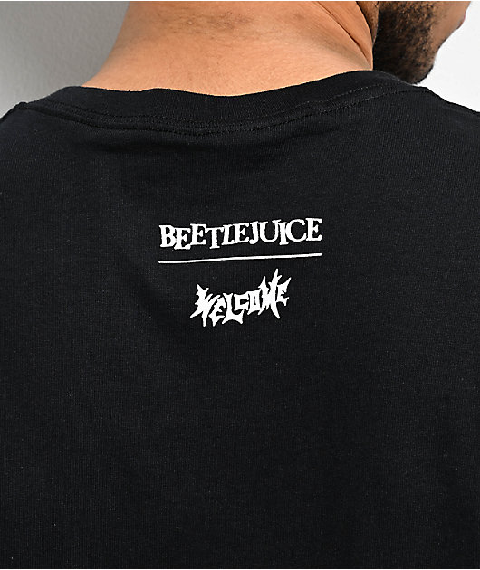 Welcome x Beetlejuice Lydia Black T-Shirt | Zumiez