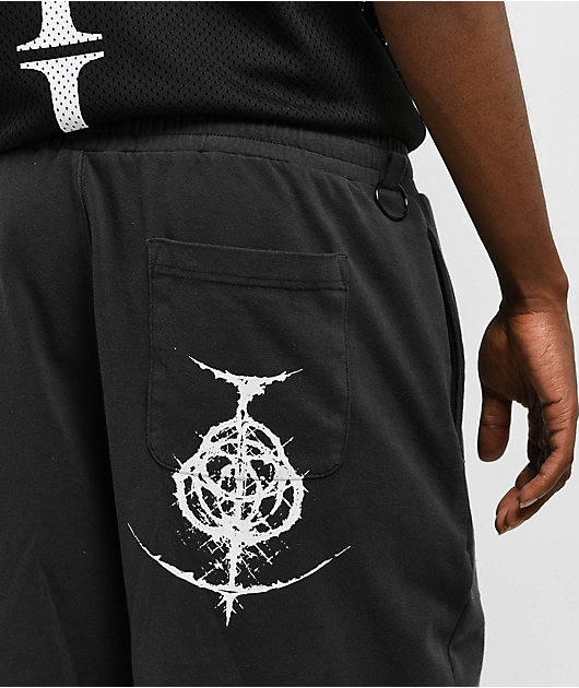 Welcome x Elden Ring Radahn Charcoal Sweat Shorts | Zumiez