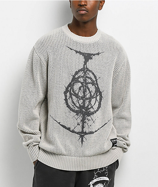 Welcome x Elden Ring Rune Natural Crotchet Sweater | Zumiez