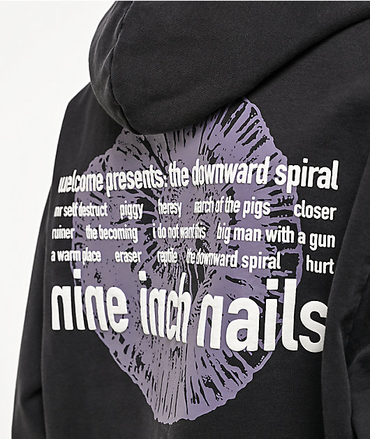 Welcome x Nine Inch Nails Eraser Black Hoodie | Zumiez