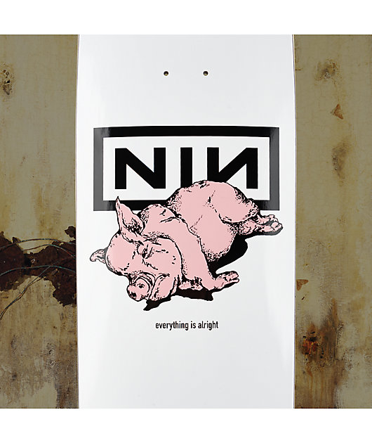 Welcome x Nine Inch Nails Pig 9.25" Skateboard Deck | Zumiez