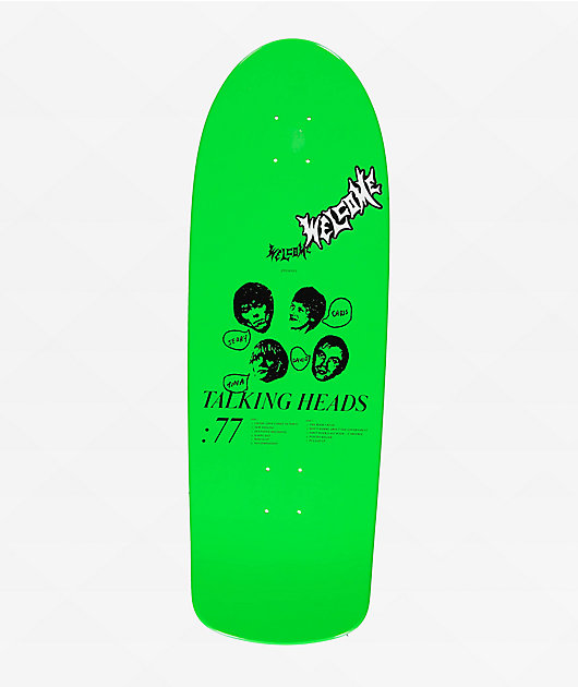 Welcome x Talking Heads Psycho Killer 10.125" Skateboard Deck | Zumiez