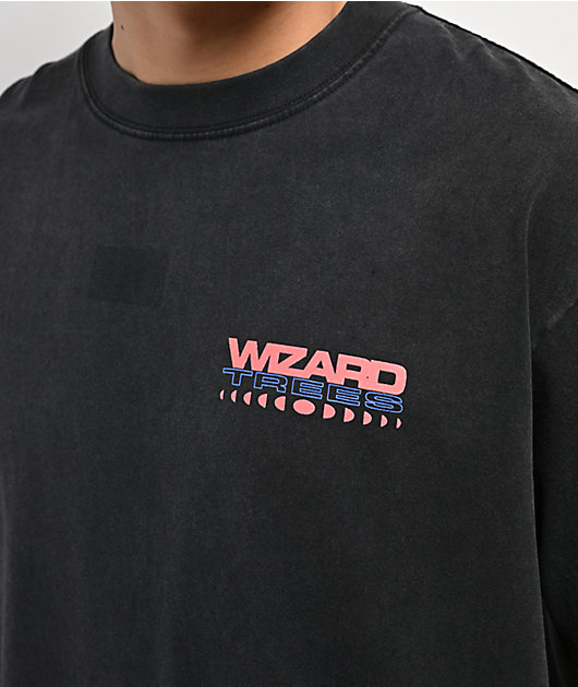 Wizard Trees Born And Grown Black Wash T-Shirt | Zumiez
