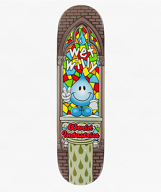 World Industries Wet Willy Stained Glass 8.25" Skateboard Deck | Zumiez