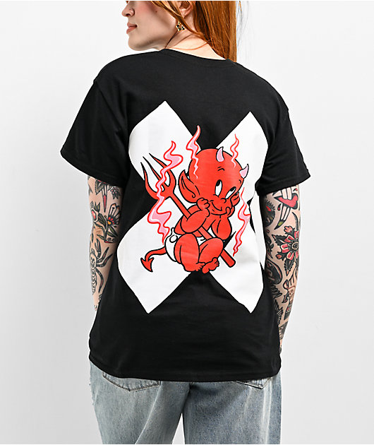 XPLR Devil Black T-Shirt | Zumiez