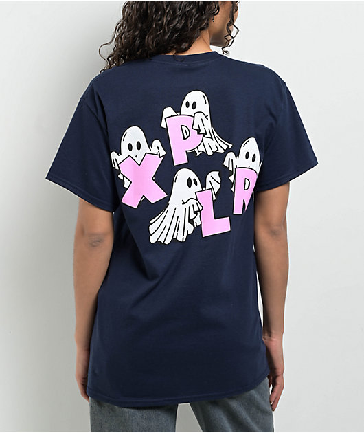 XPLR Ghosts Navy T-Shirt | Zumiez