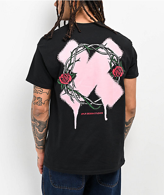 XPLR Thorns Black T-Shirt | Zumiez