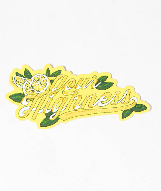 Your Highness Lemonade Sticker | Zumiez