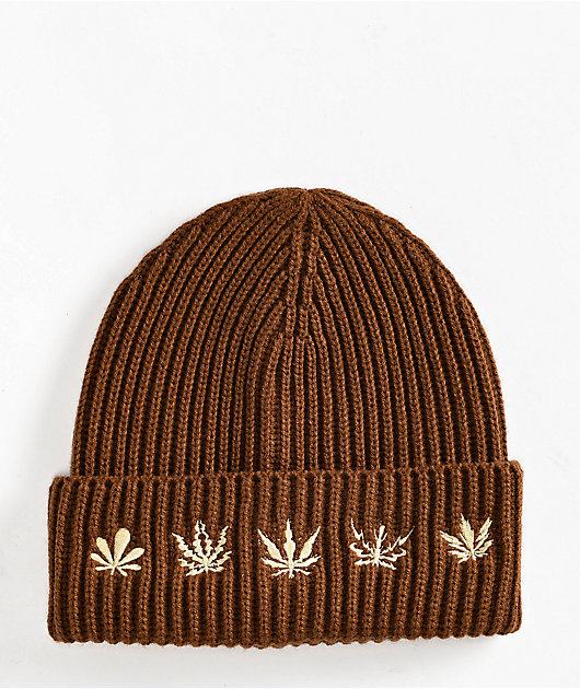 Your Highness Plant Network Brown Beanie | Zumiez