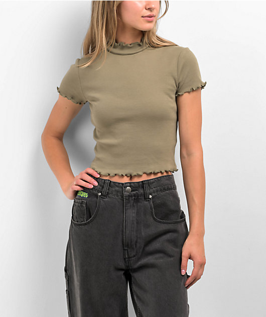 Zine Carla Mermaid Crop T-Shirt | Zumiez