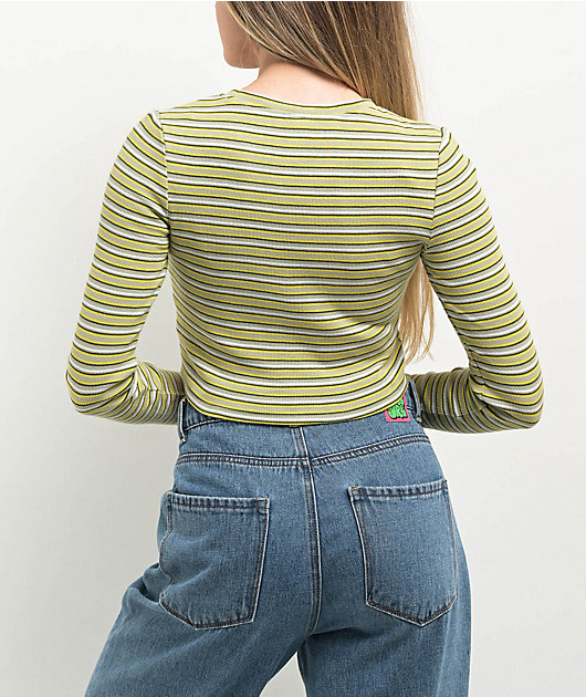 Zine Shiloh Sage Long Sleeve Crop T-Shirt | Zumiez