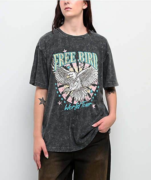 Zutter Free Bird Grey T-Shirt | Zumiez