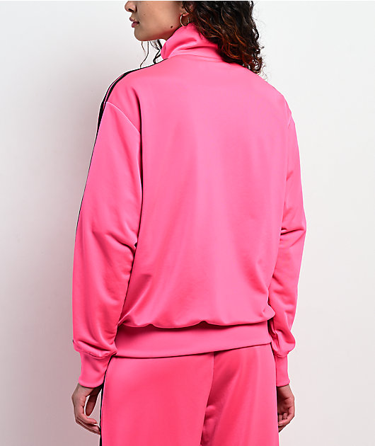 adidas Originals Adicolor Classics Firebird Pink Track Jacket | Zumiez