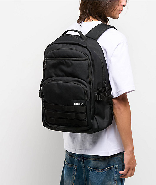 adidas Originals Daily Black Backpack | Zumiez
