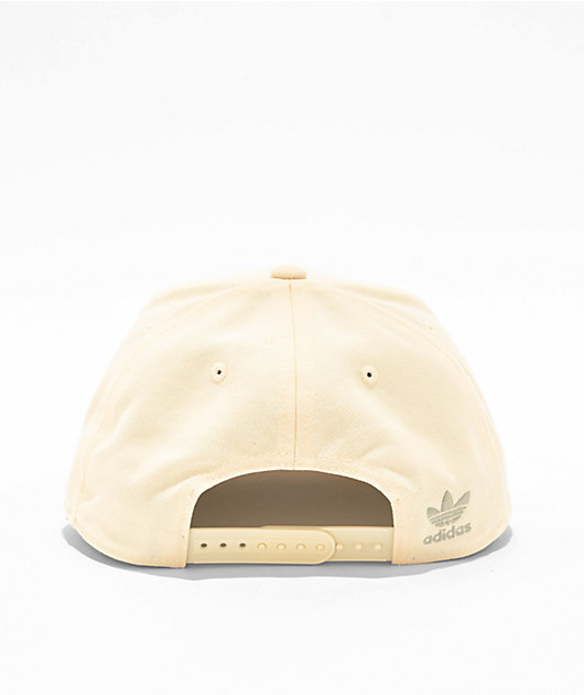 adidas Originals Modern 2.0 White & Stone Snapback Hat | Zumiez