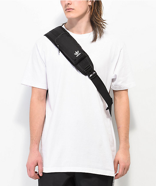 adidas Originals National Black Sling Backpack | Zumiez