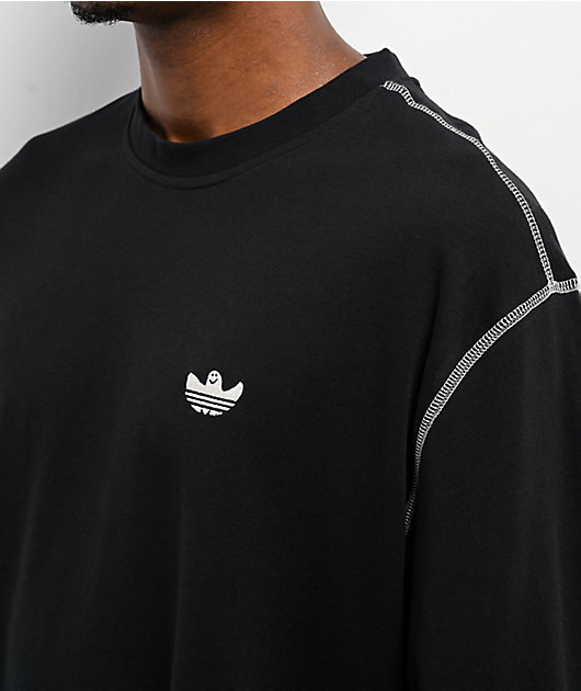 adidas Shmoofoil Heavyweight Black T-Shirt | Zumiez