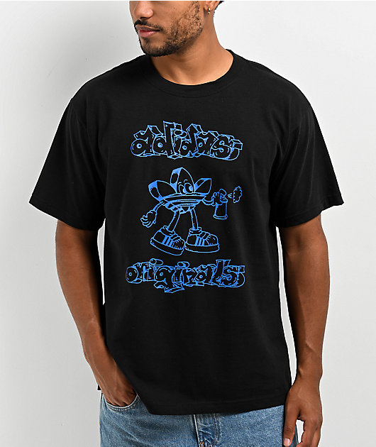 adidas Sketch Treffy Black T-Shirt | Zumiez