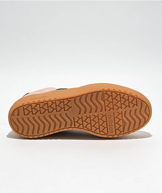 adidas VL Court Bold Wonder Quartz & Core Black Platform Shoes | Zumiez