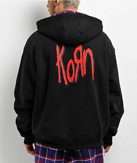 adidas x Korn Embroidered Black Hoodie | Zumiez