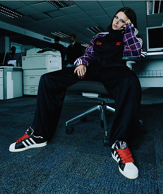 adidas x Korn Superstar Black & Translucent Shoes | Zumiez