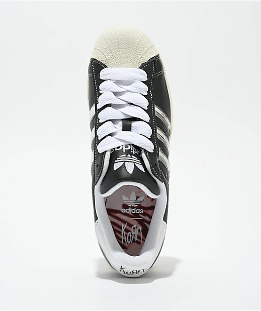 adidas x Korn Superstar Black & Translucent Shoes | Zumiez