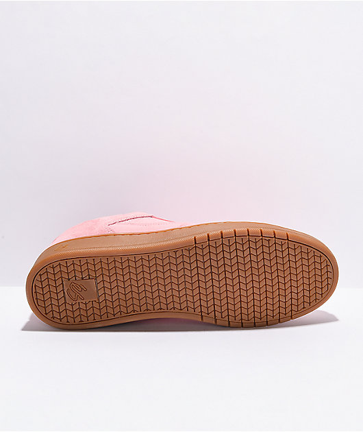 eS Accel Slim Pink & Gum Skate Shoes | Zumiez