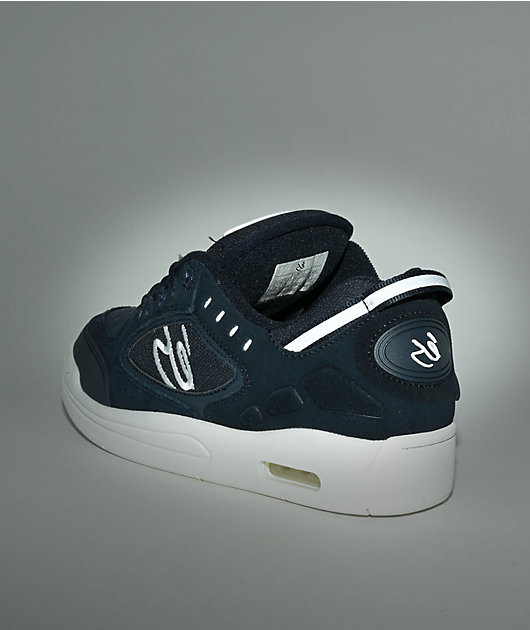 eS Creager Navy & White Skate Shoes | Zumiez