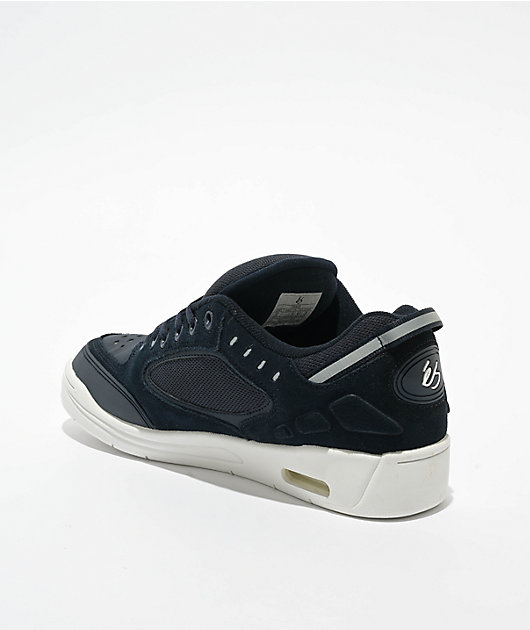 eS Creager Navy & White Skate Shoes | Zumiez