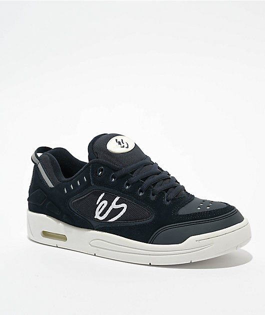 eS Creager Navy & White Skate Shoes | Zumiez