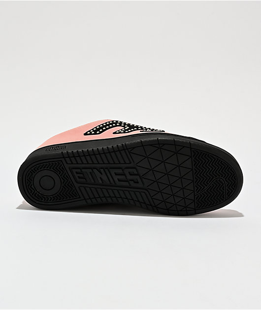 etnies Kingpin Pink & Black Skate Shoes | Zumiez