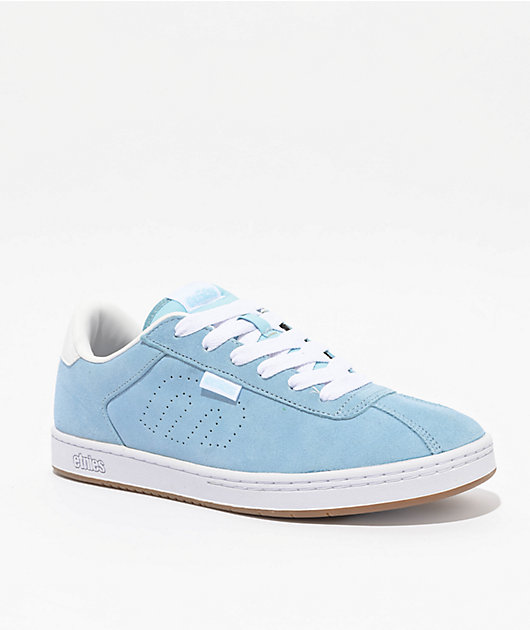 etnies Scam Blue & White Skate Shoes | Zumiez